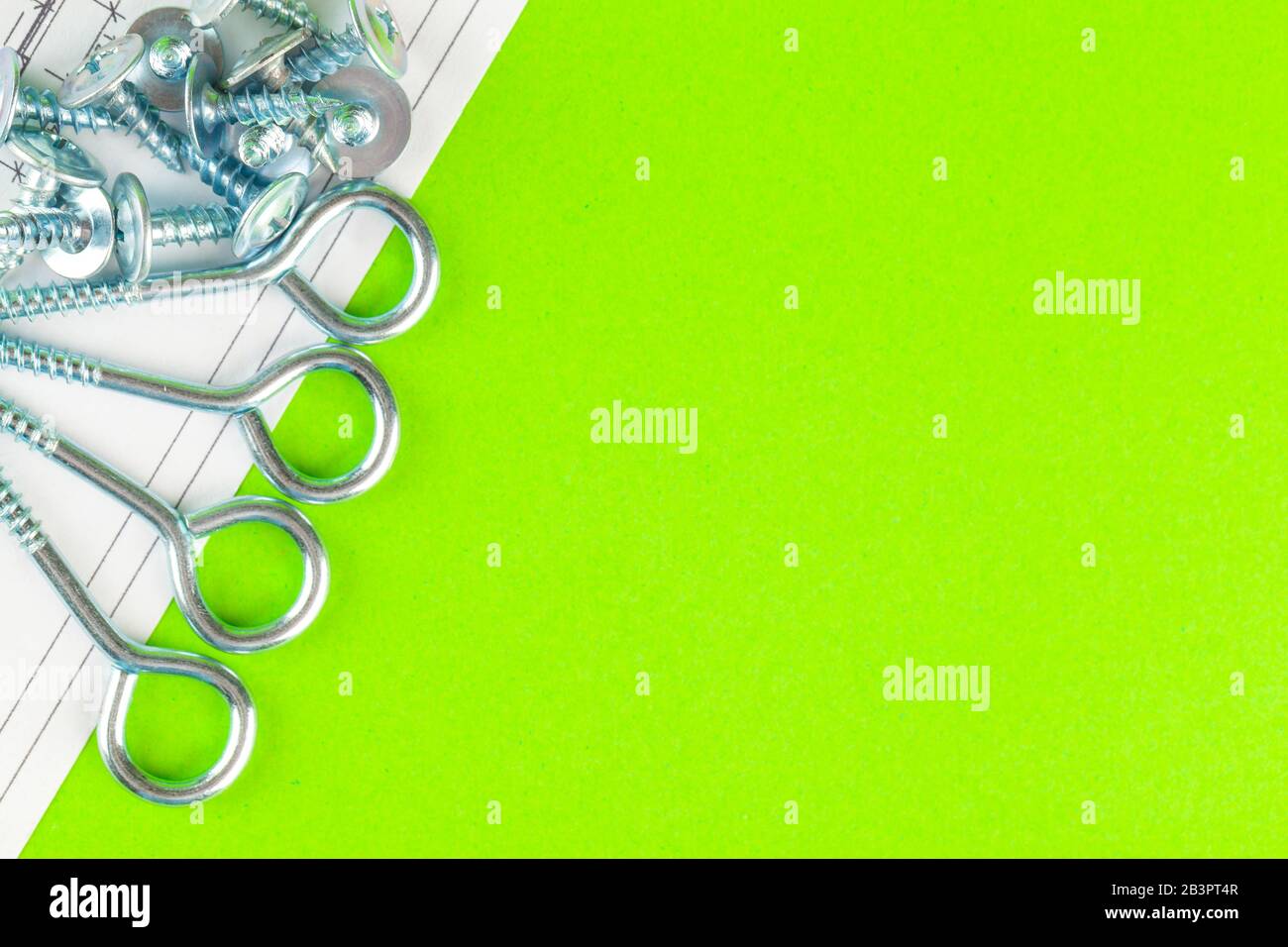 Technical drawings of bolt and nut. Engineering, technology and ...