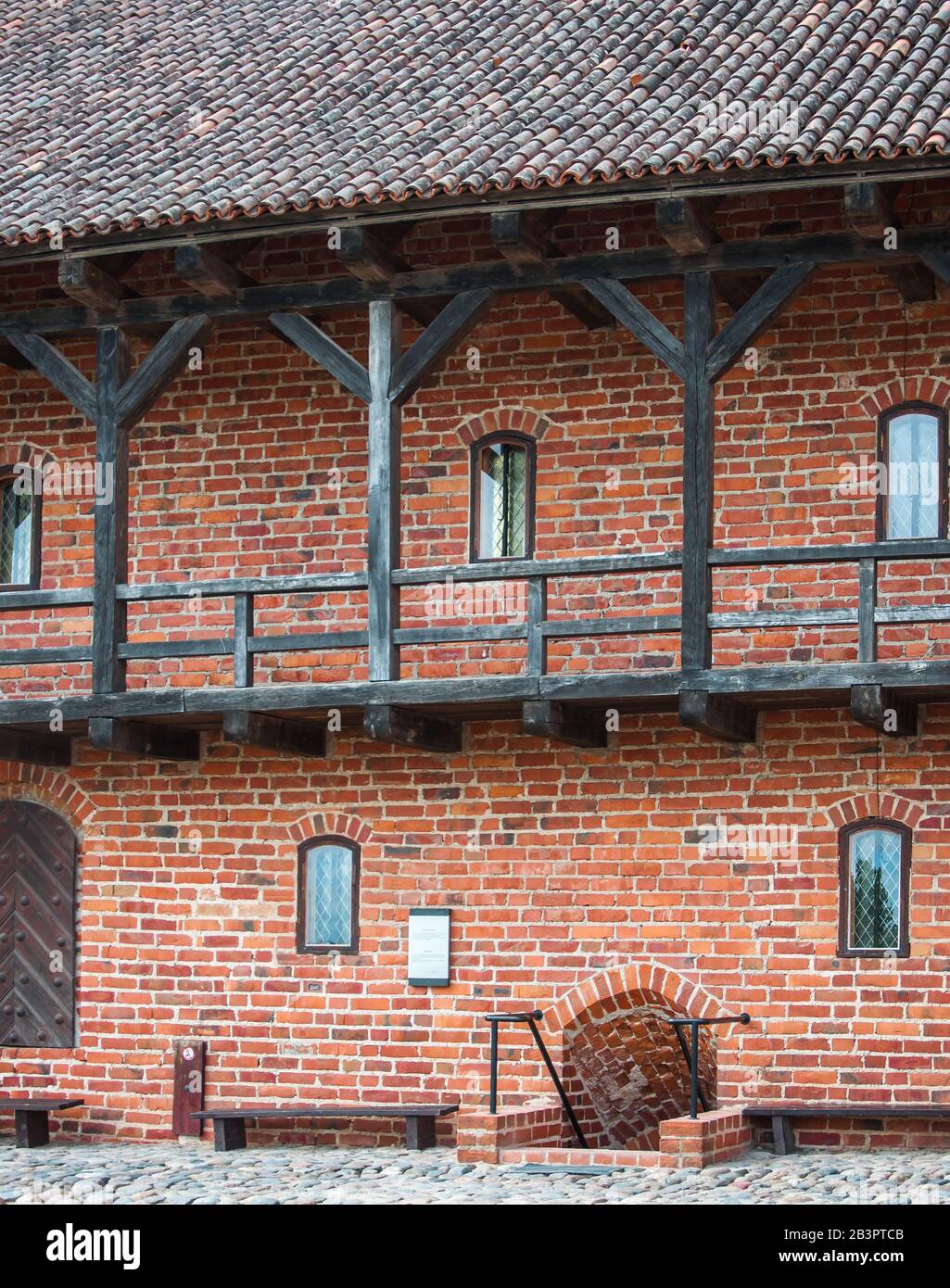 Sigulda, Latvia September 13, 2018: Sigulda Medieval Castle Balcony ...