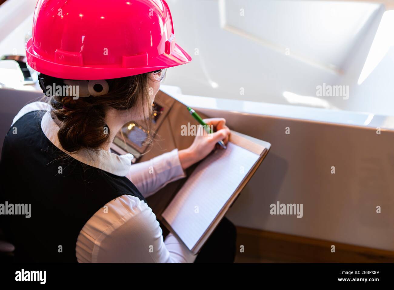 Woman taking bath, rear view hi-res stock photography and images - Alamy