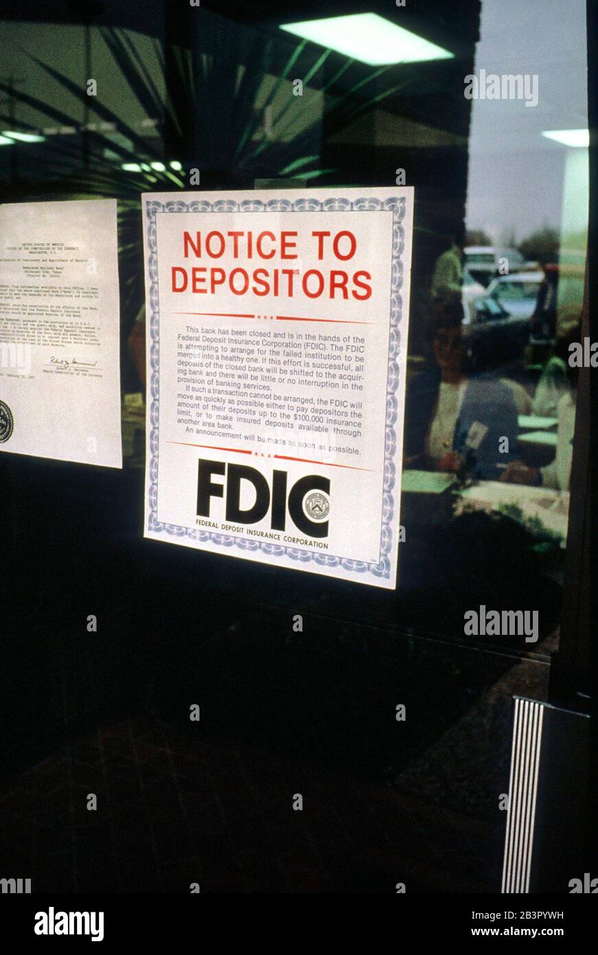 Austin Texas USA, circa 1987: Federal Deposit Insurance Corporation ...