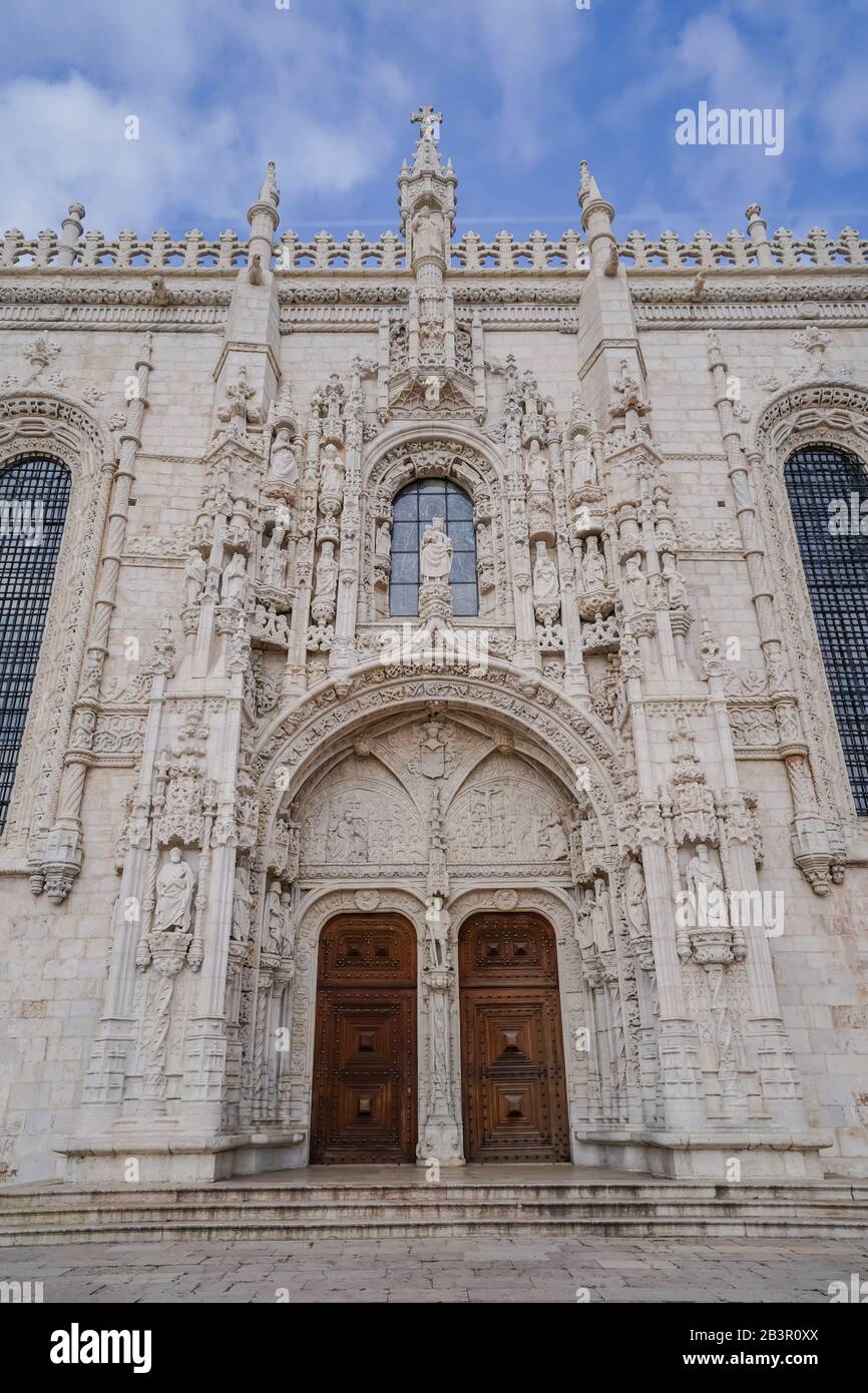 Santa Maria de Belem Church, Belem, Lisbon, Portugal Stock Photo - Alamy