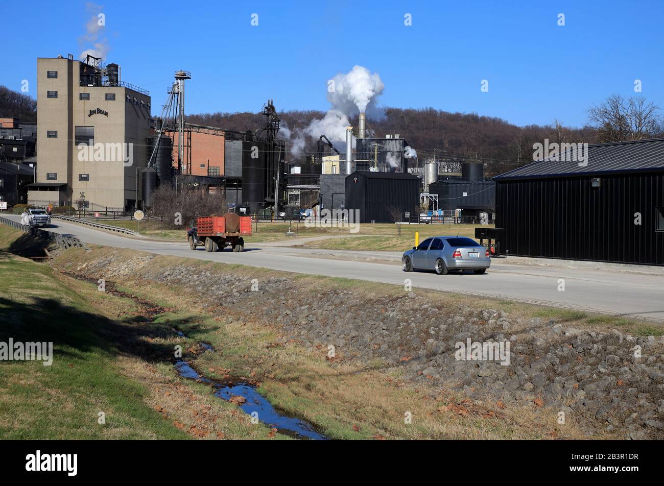 Jim Beam distillery.Clermont.Kentucky.USA Stock Photo - Alamy