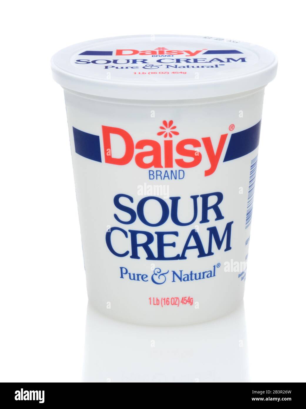 IRVINE, CA - DECEMBER 12, 2013: A 16 ounce container of Daisy Brand ...