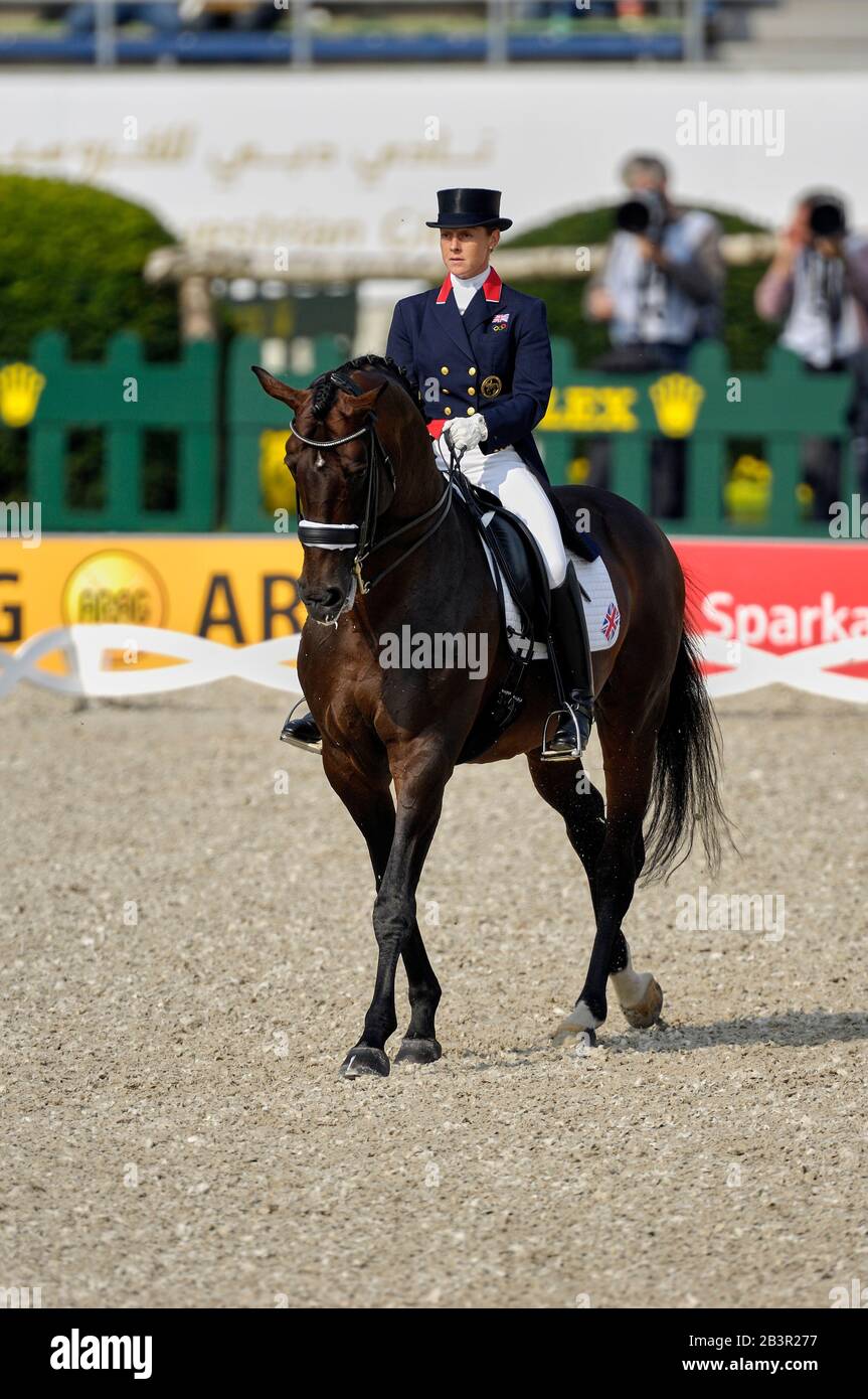 Emma Hindle (GBR) riding Lancet - World Equestrian Games, Aachen ...
