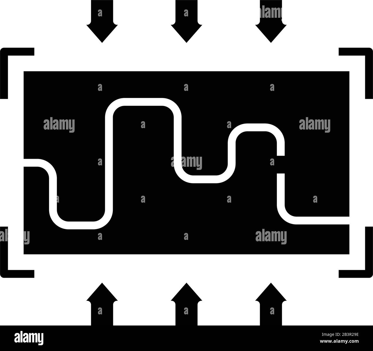 Resistance black icon, concept illustration, vector flat symbol, glyph ...