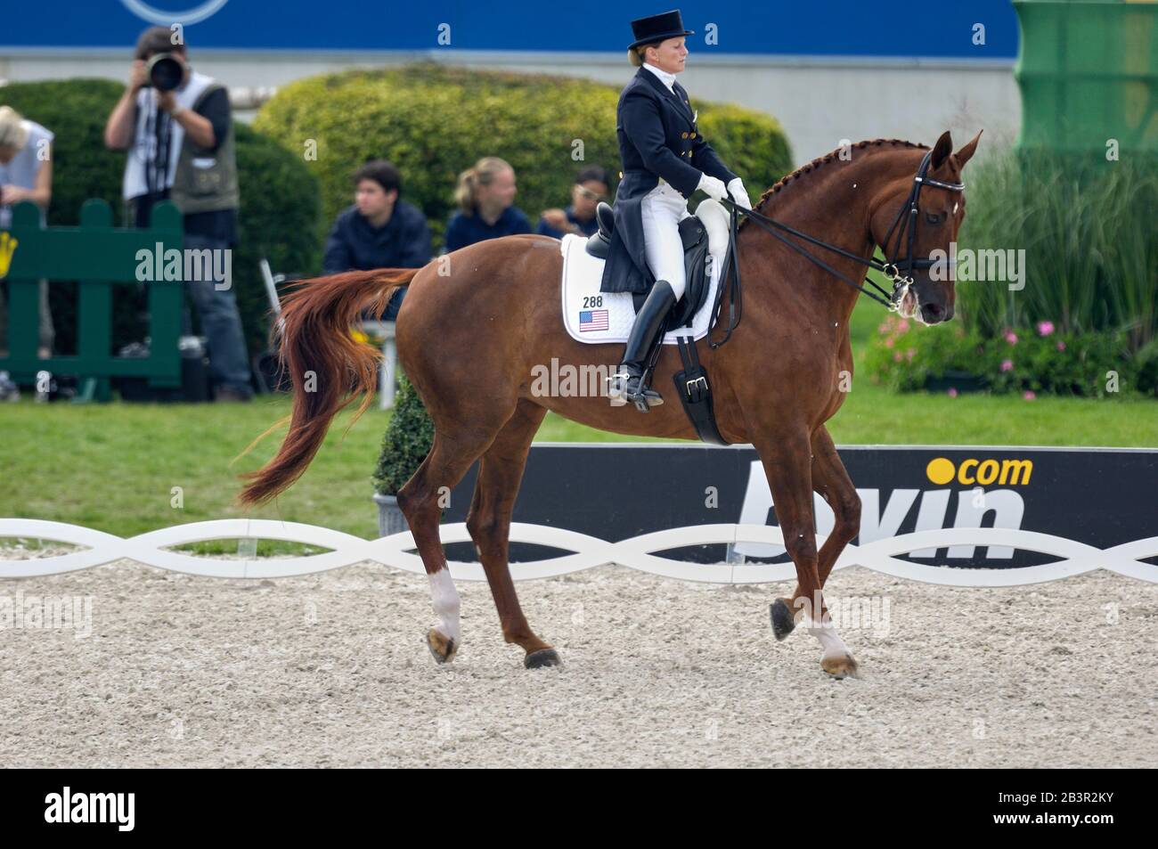 Debbie Mcdonald (USA) riding Brentina - World Equestrian Games, Aachen ...