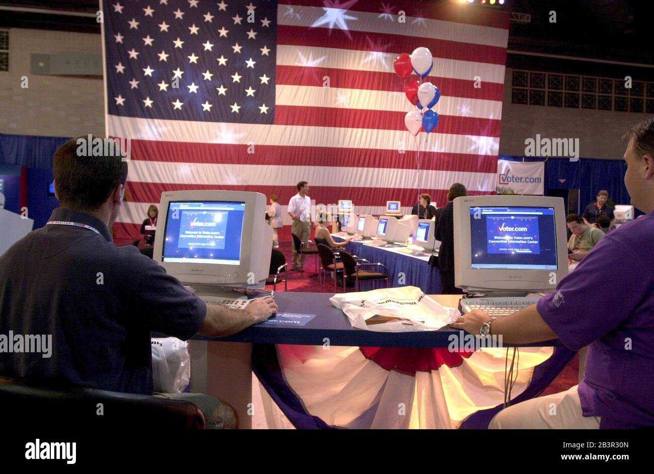 Philadelphia, Pennsylvania USA, 02AUG00: On Day Three of the Republican ...