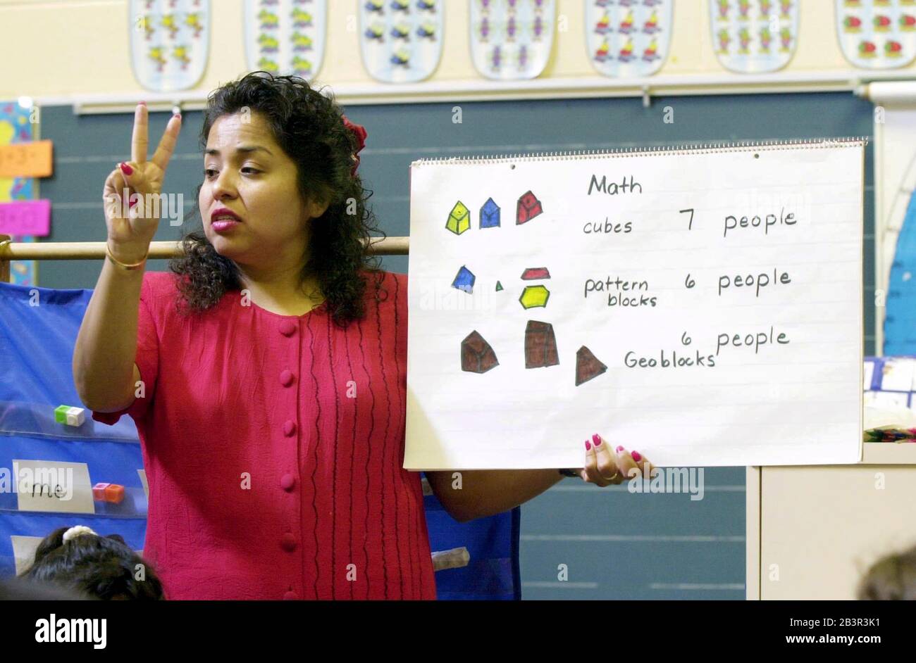Austin, Texas USA,14AUG00: On the first day of school, 2000-2001 ...