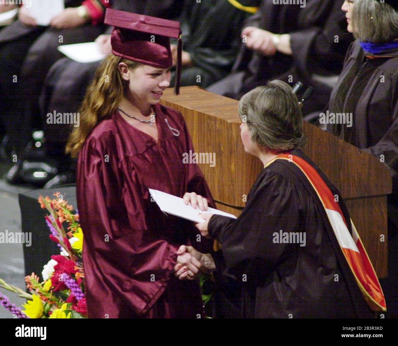 Austin, Texas USA, May 25, 2000: Barbara Pierce Bush, daughter of Texas ...