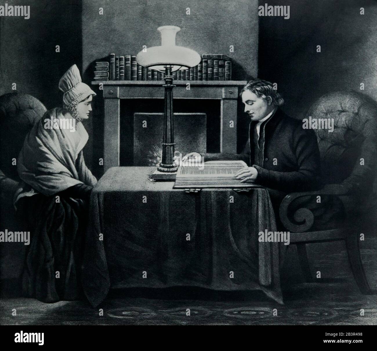 Quakers and prominent men in religious orders: George Fox, founder of ...