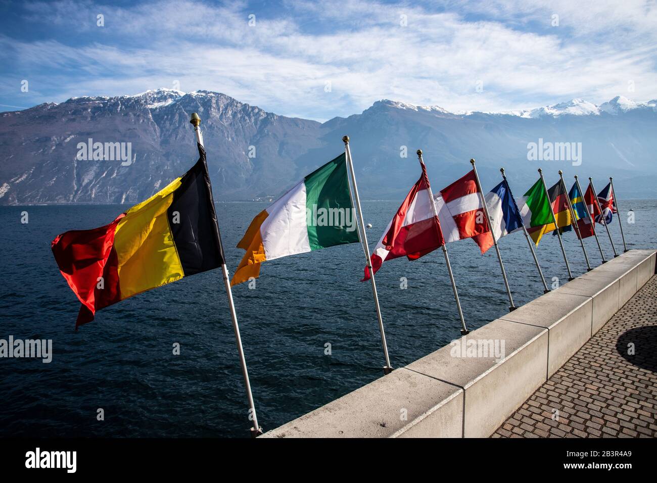 Flags of italy and eu hi-res stock photography and images - Alamy