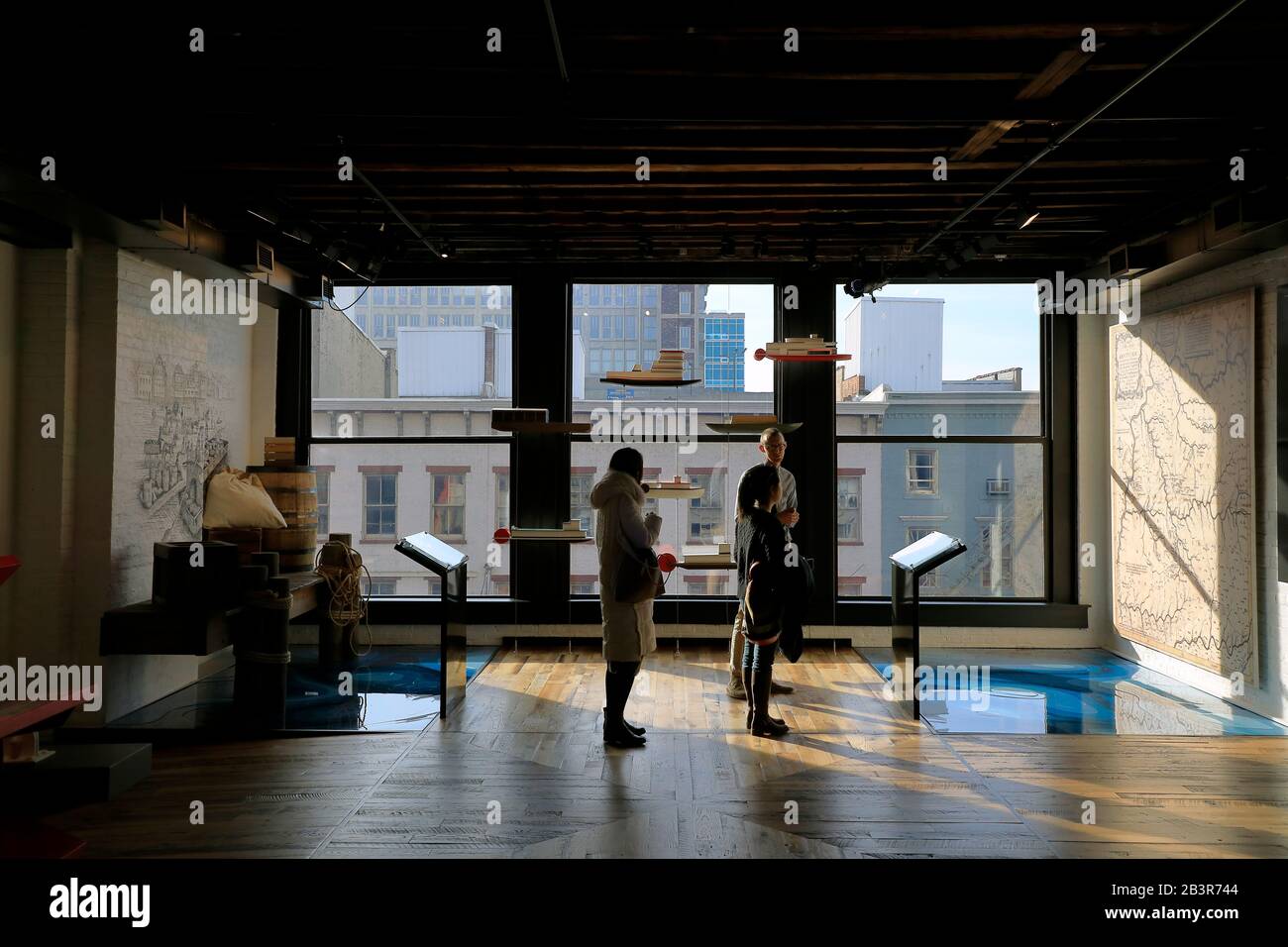 Visitors inside of Frazier History Museum.the starting point of ...