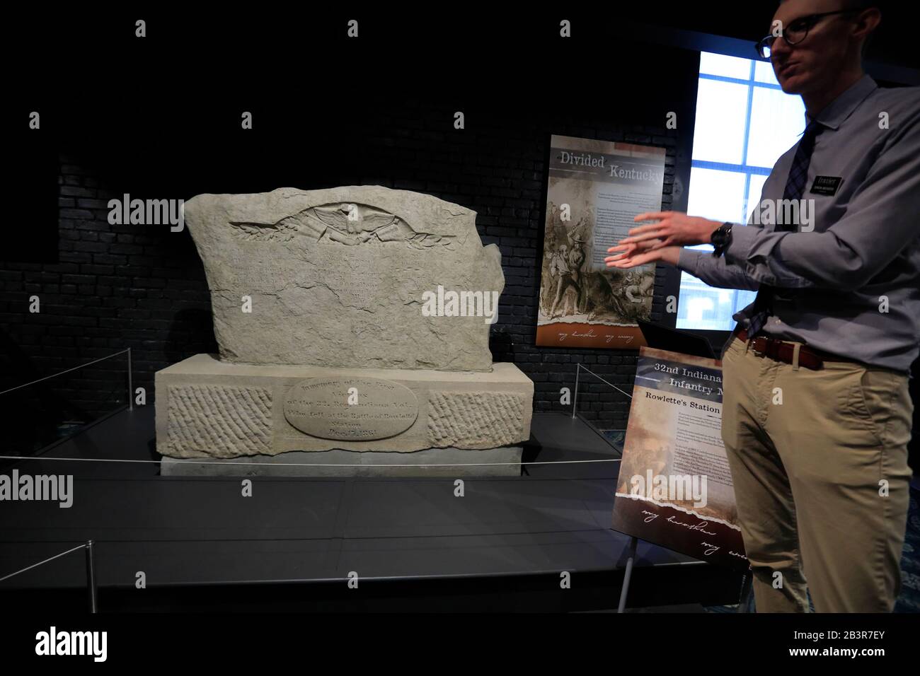 Guide introducing the Bloedner Monument aka 32nd Indiana Infantry ...