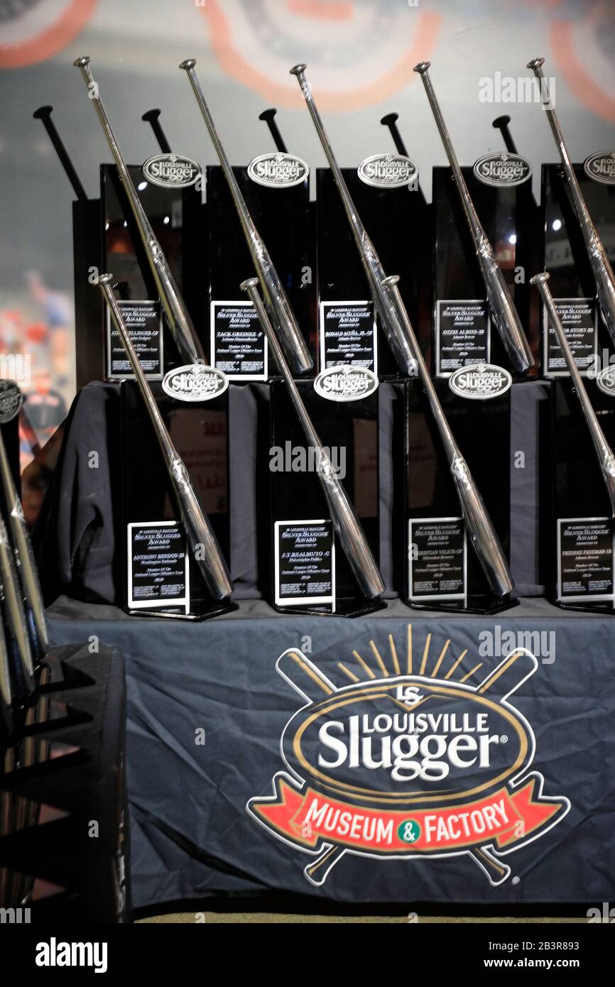 Interior view of Louisville Slugger Museum & Factory.Museum Row ...