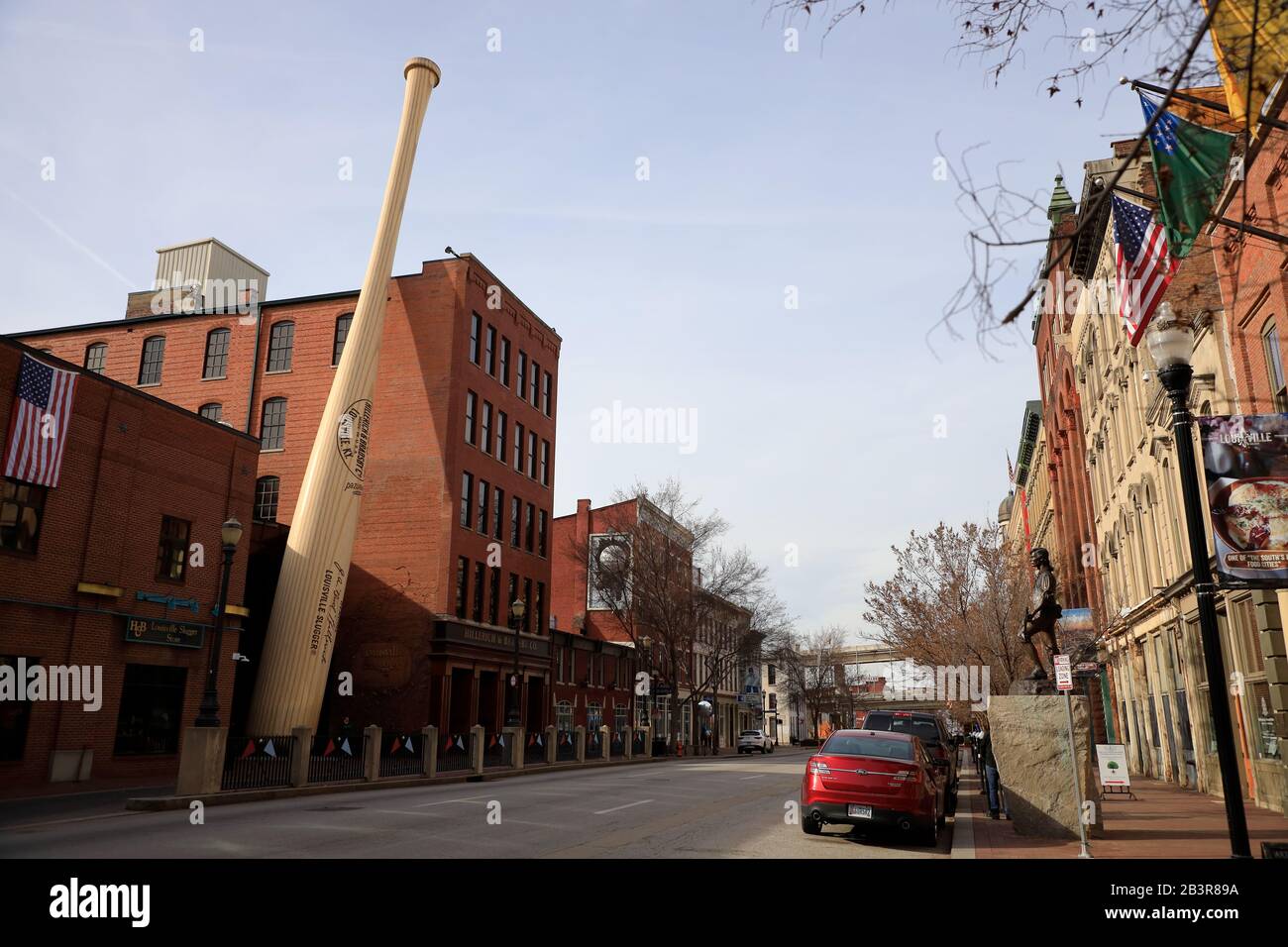 The big bat the oversized baseball bat sculpture the replica of the bat ...