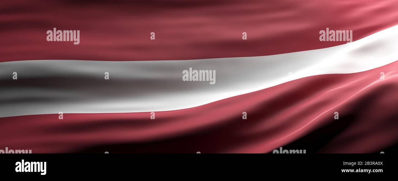 Latvia sign symbol. Latvia national flag waving texture background ...