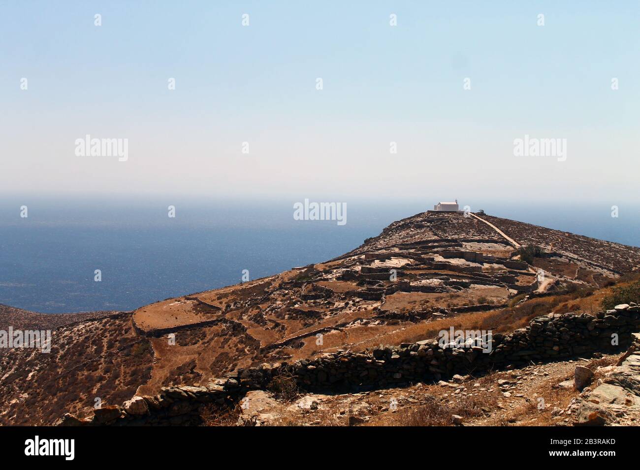 The church which disappears in the sea in Greece Stock Photo - Alamy