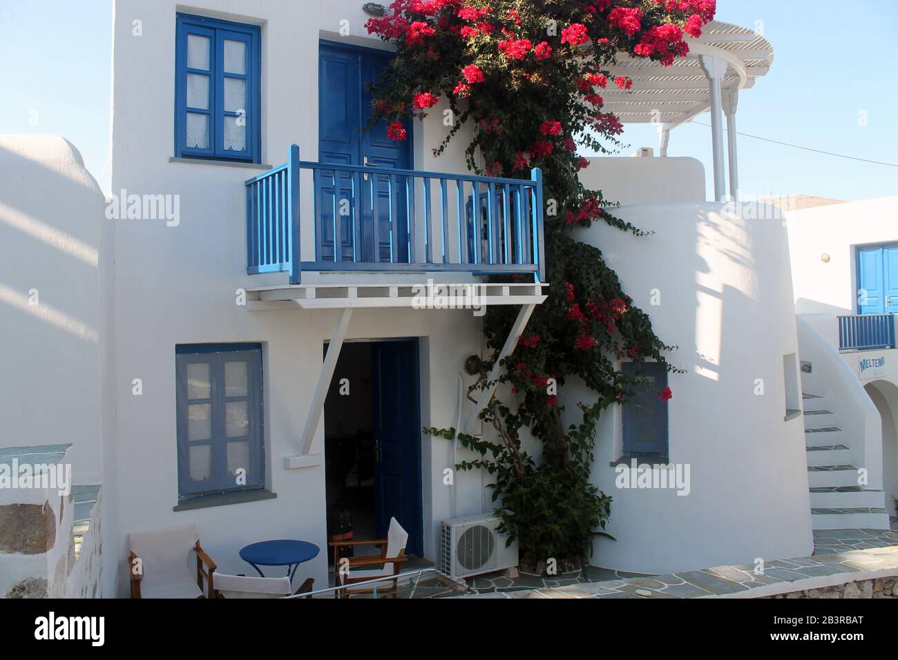 Typical house of Cyclades islands Stock Photo - Alamy