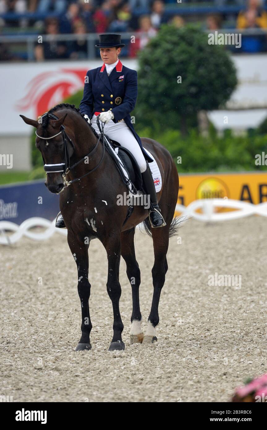 Emma Hindle (GBR) riding Lancet - World Equestrian Games, Aachen ...