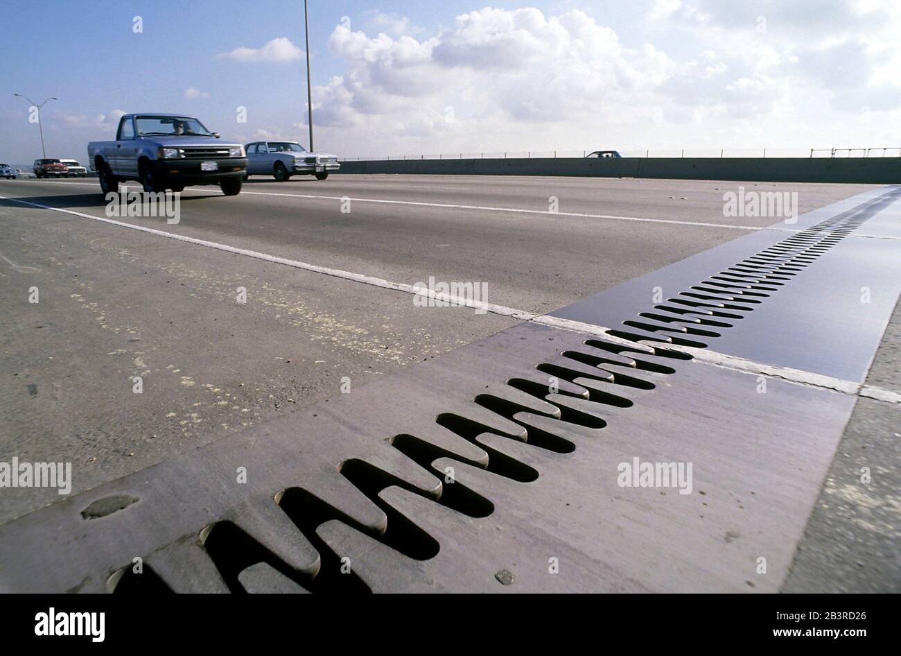 Houston, Texas USA: Expansion joint on Interstate 610 bridge. ©Bob ...