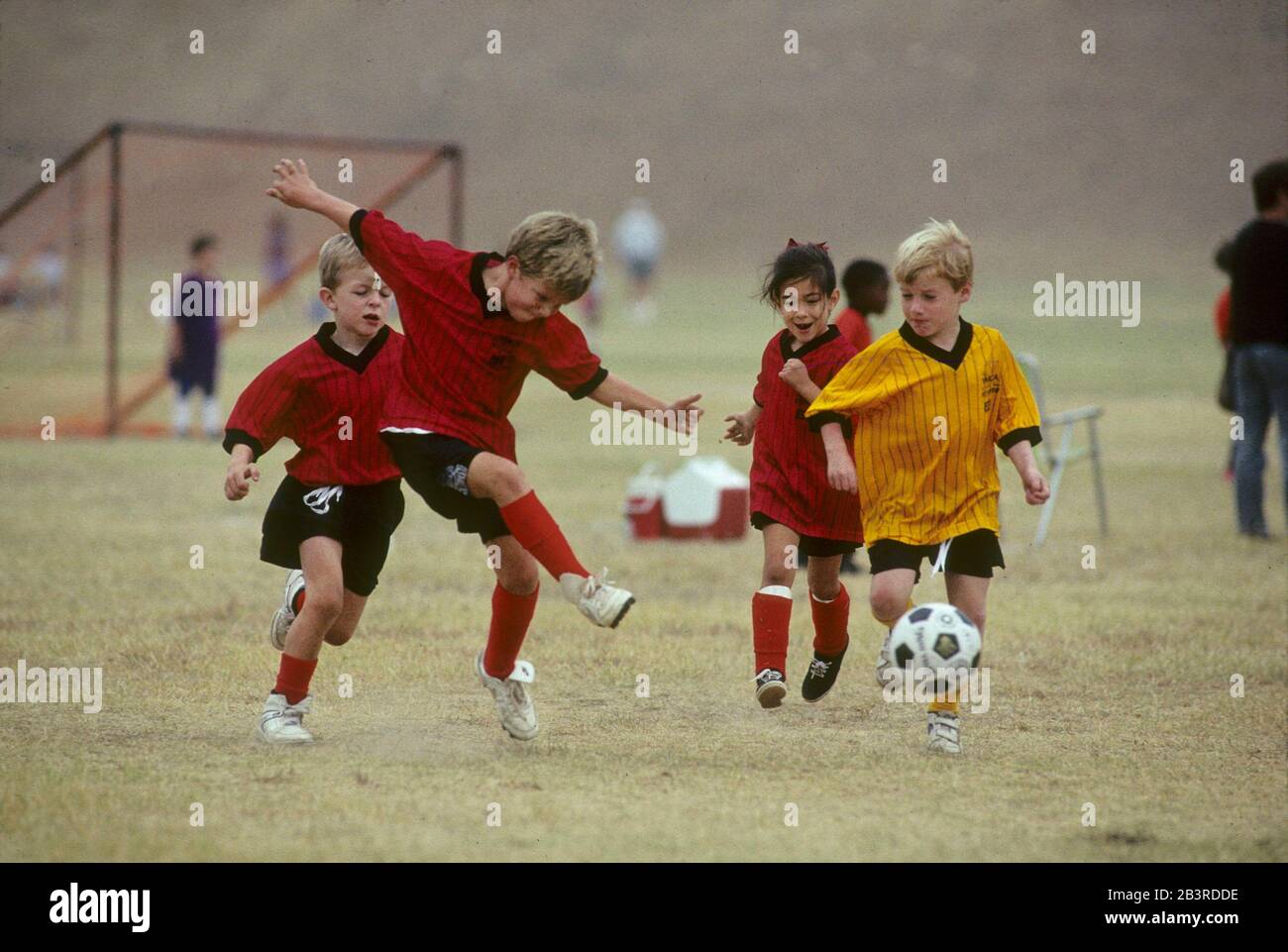 Austin, Texas USA circa 1992: Seven- and eight-year-old boys and girls ...