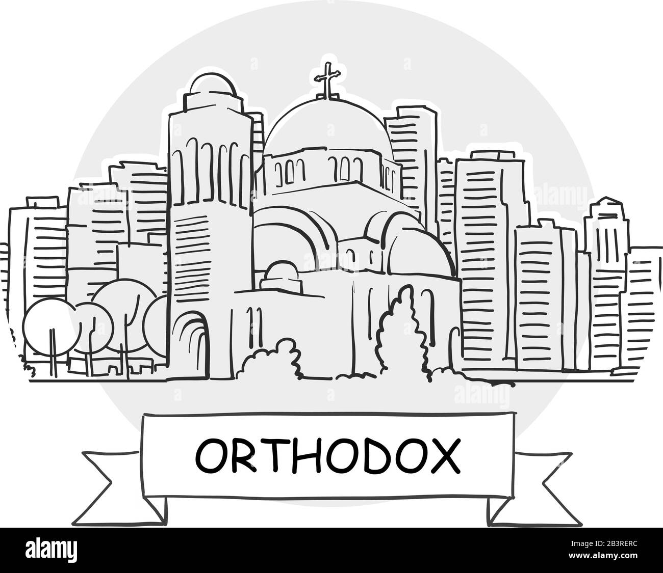 Hand drawn religious illustration drawing hi-res stock photography and ...