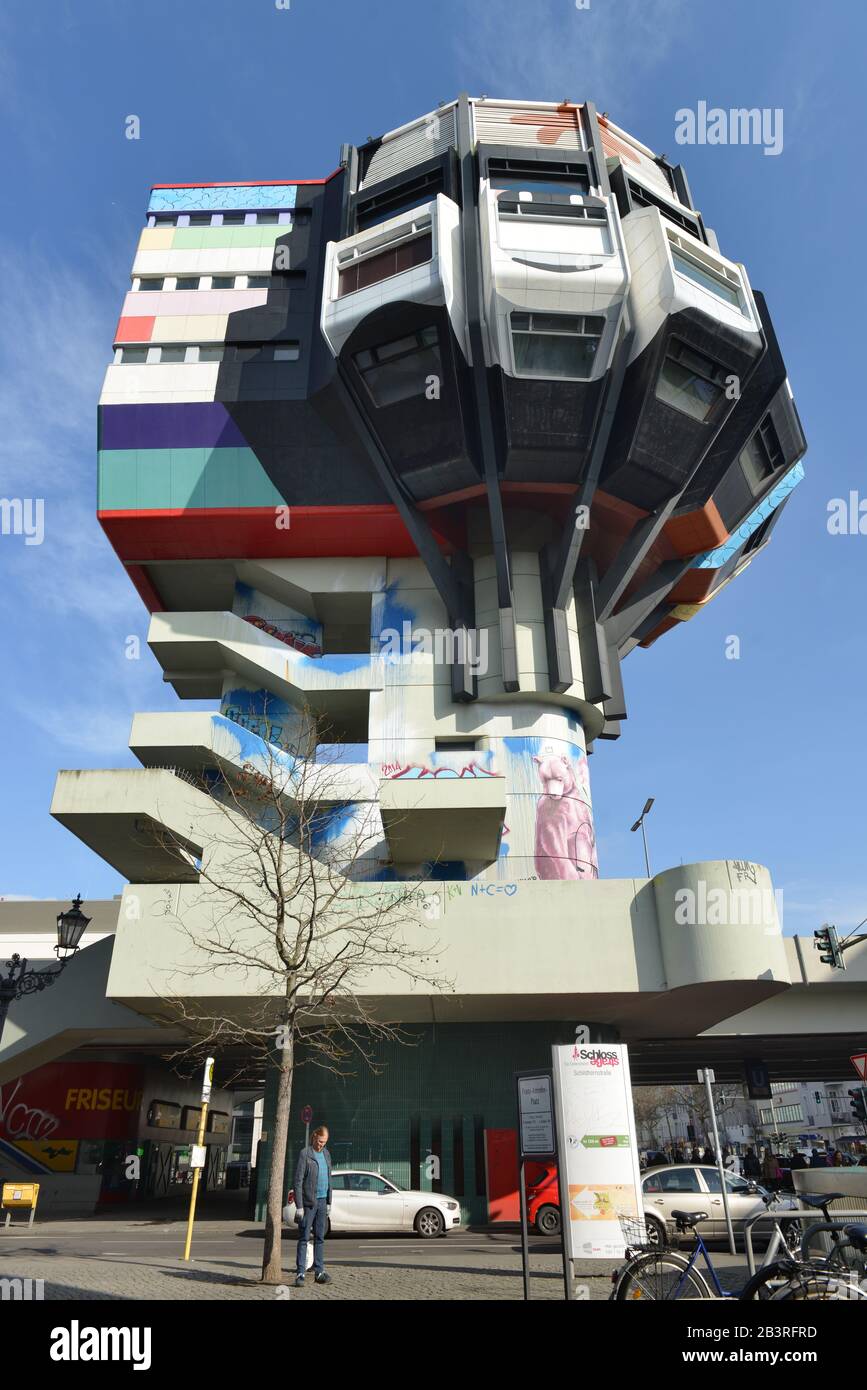 Bierpinsel, Schlossstrasse, Steglitz, Berlin, Deutschland Stock Photo ...