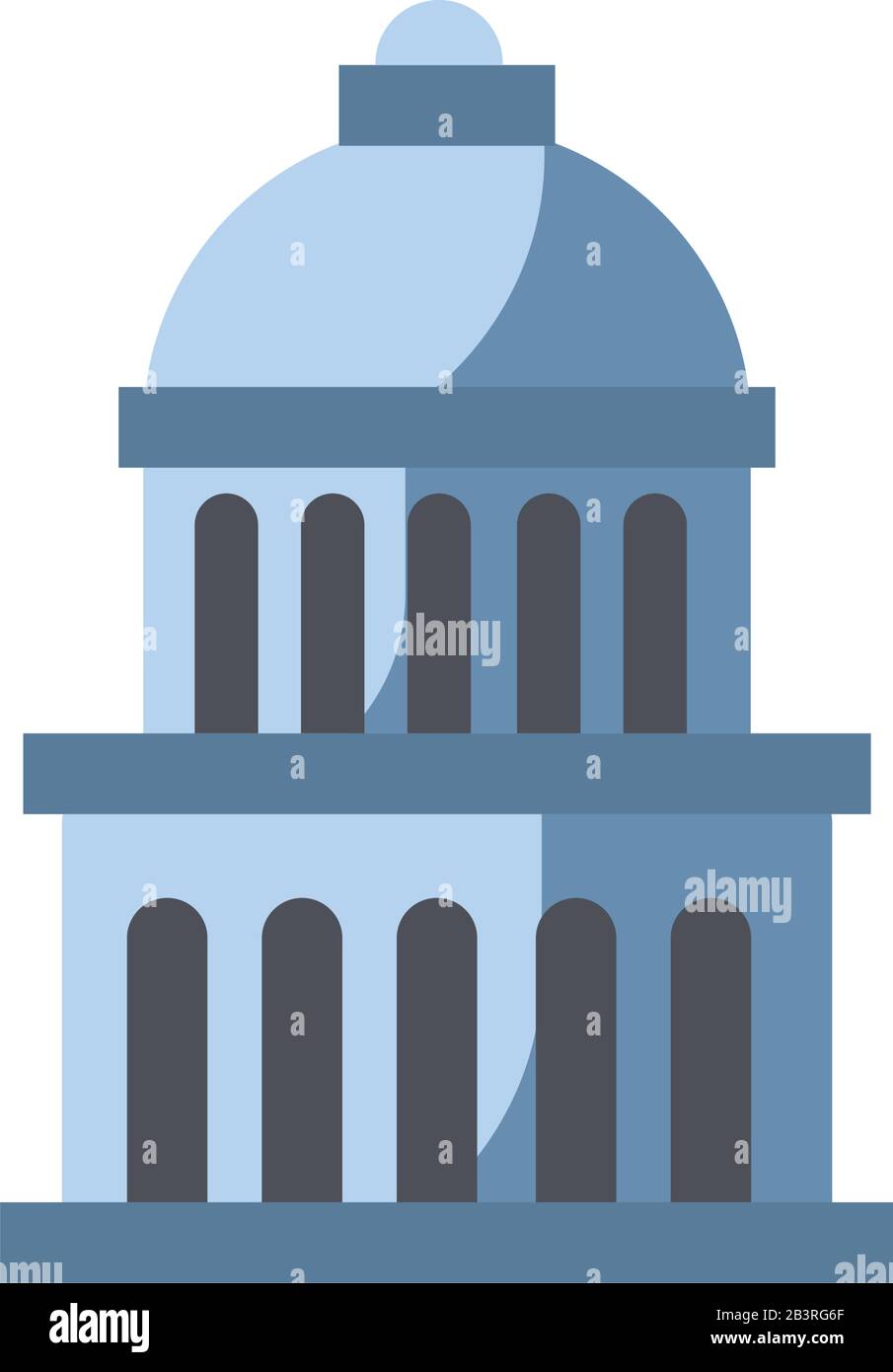 Usa building fill style icon design, United states america independence ...