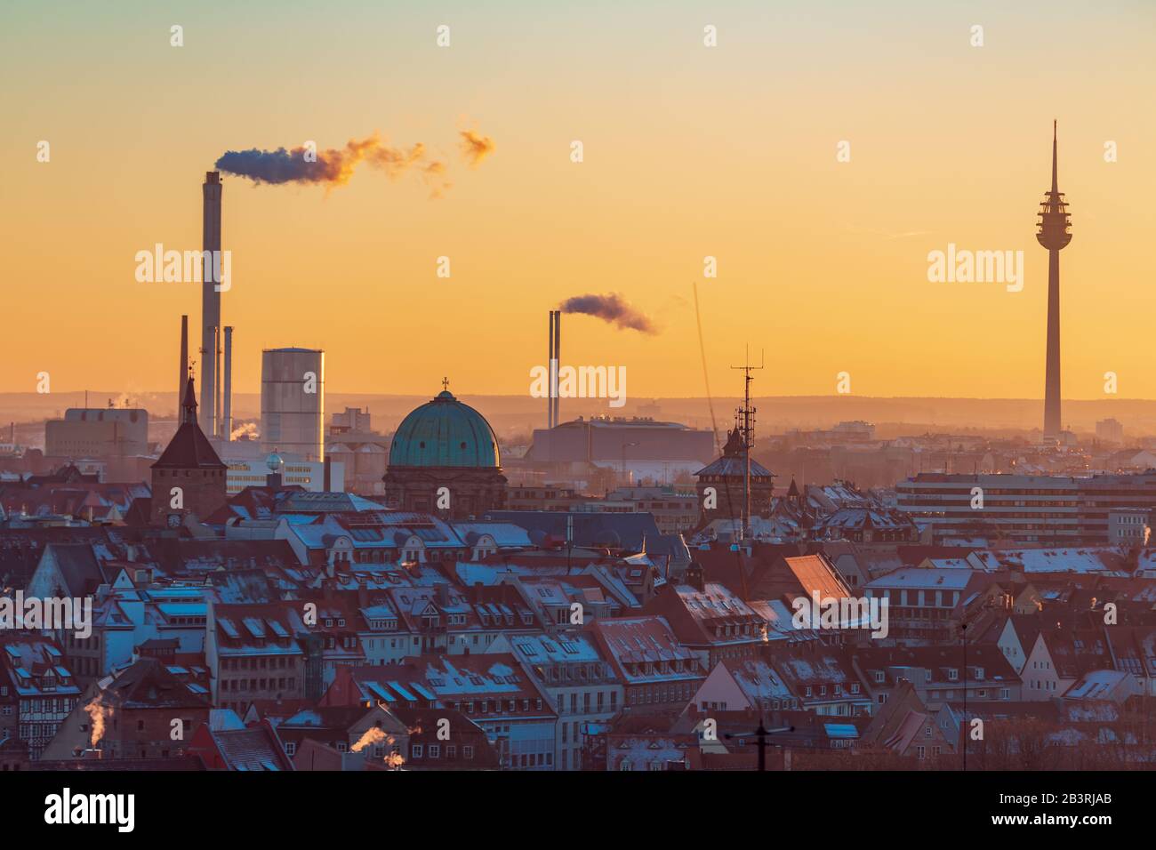 The townscape of Nuremberg town, Germany Stock Photo - Alamy