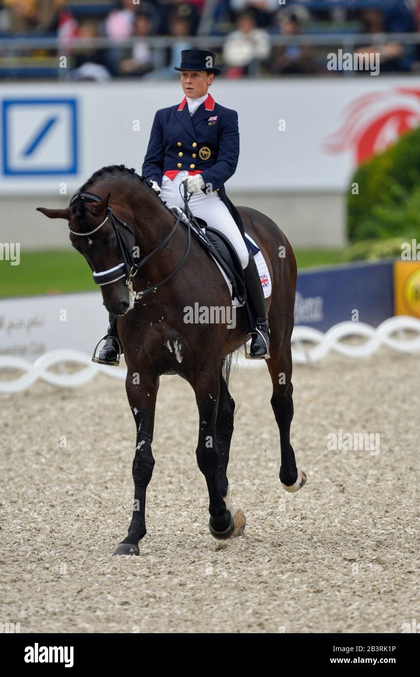Emma Hindle (GBR) riding Lancet - World Equestrian Games, Aachen ...