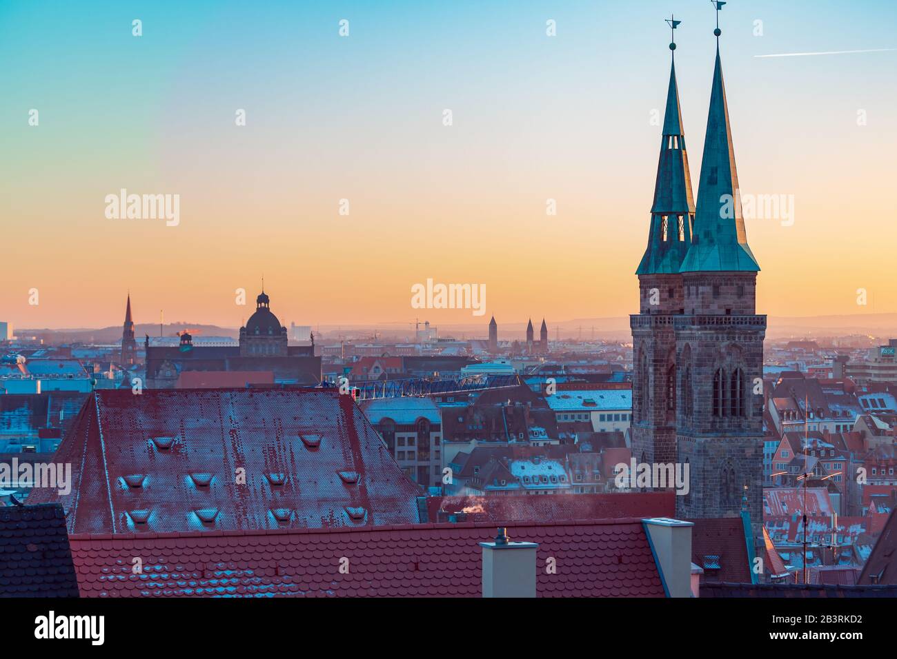 The townscape of Nuremberg town, Germany Stock Photo - Alamy