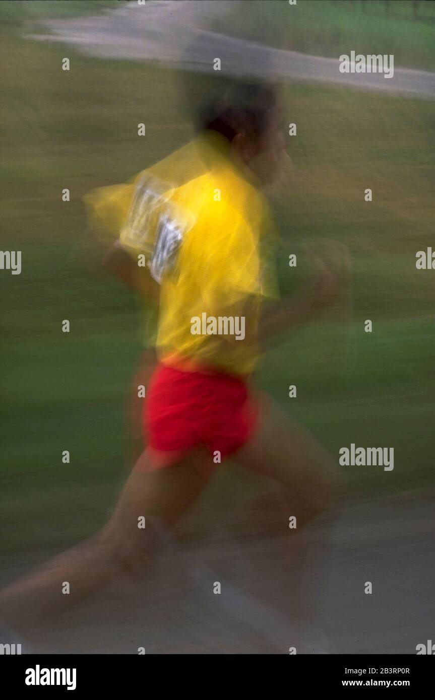 Baton Rouge Louisiana USA, 1993: 56-year-old man competing in the ...