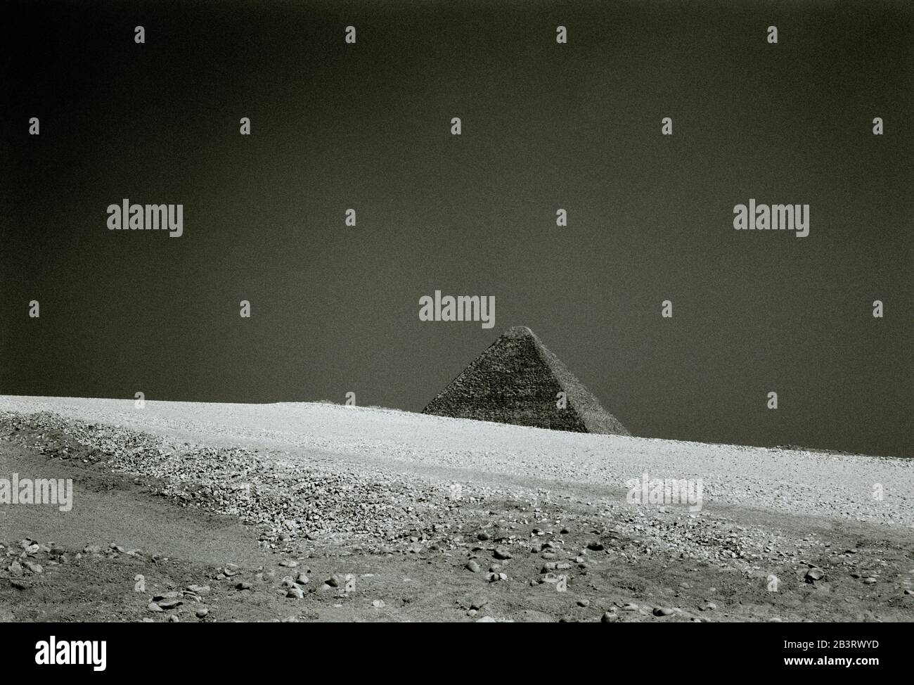 Black And White Travel Photography - The Great Pyramid Cheops or Khufu ...