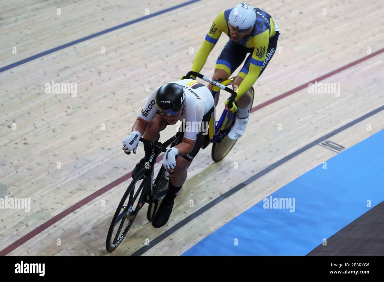 Moritz Malcharek of Germany and Vitaliy Hryniv of Ukraine Men's Points ...