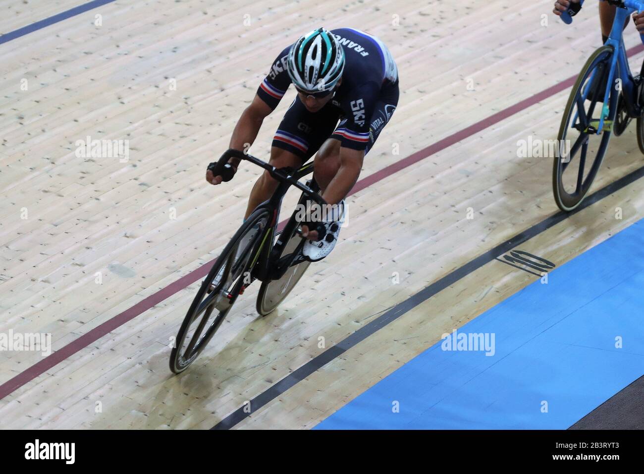Bryan Coquard of France Men's Points Race during the 2020 UCI Track ...