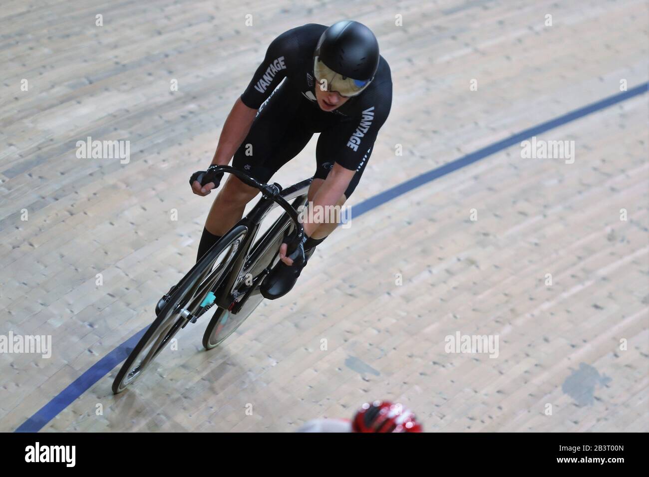 Corbin Strong of New Zealand Men's Points Race during the 2020 UCI ...