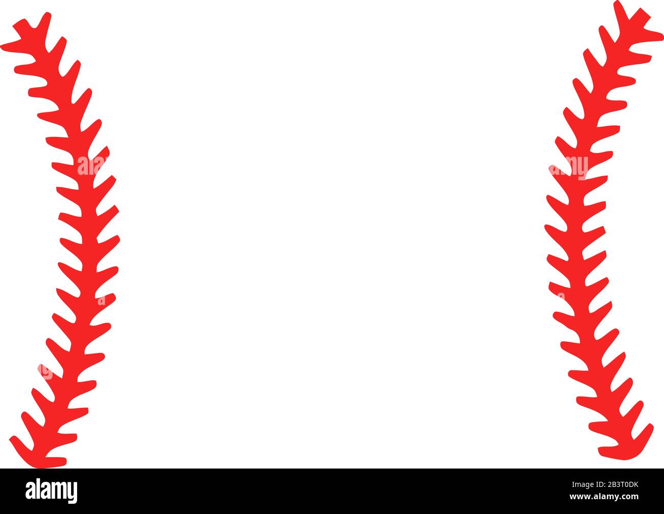 baseball ball object sport game red details illustration Stock Photo ...