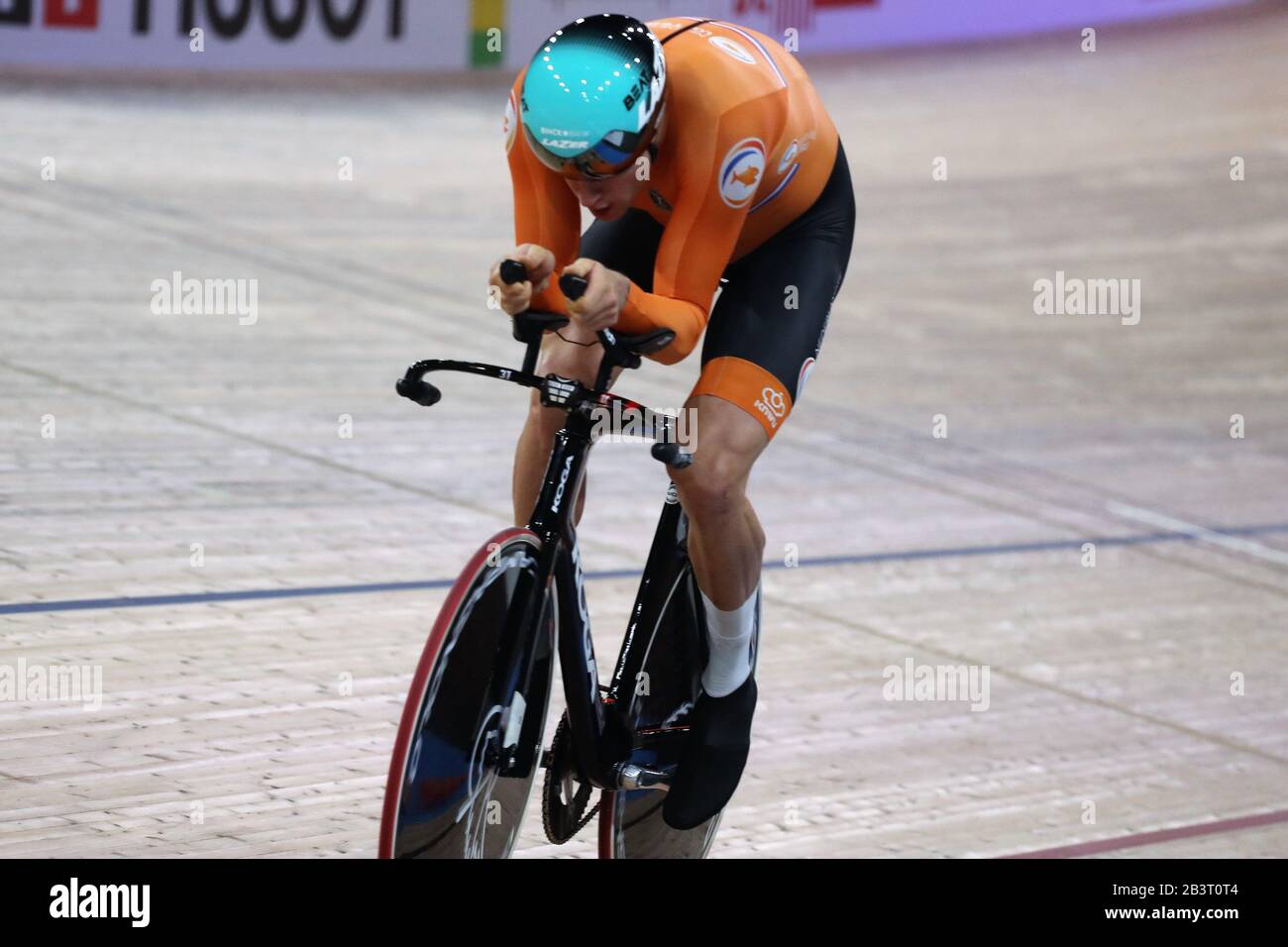 Theo Bos of Nederlandt Men's 1Km Time Trial - Final during the 2020 UCI ...