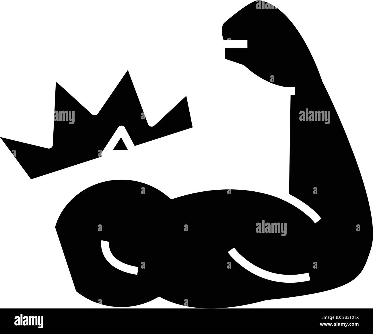 Strong business man flexing muscle Black and White Stock Photos ...