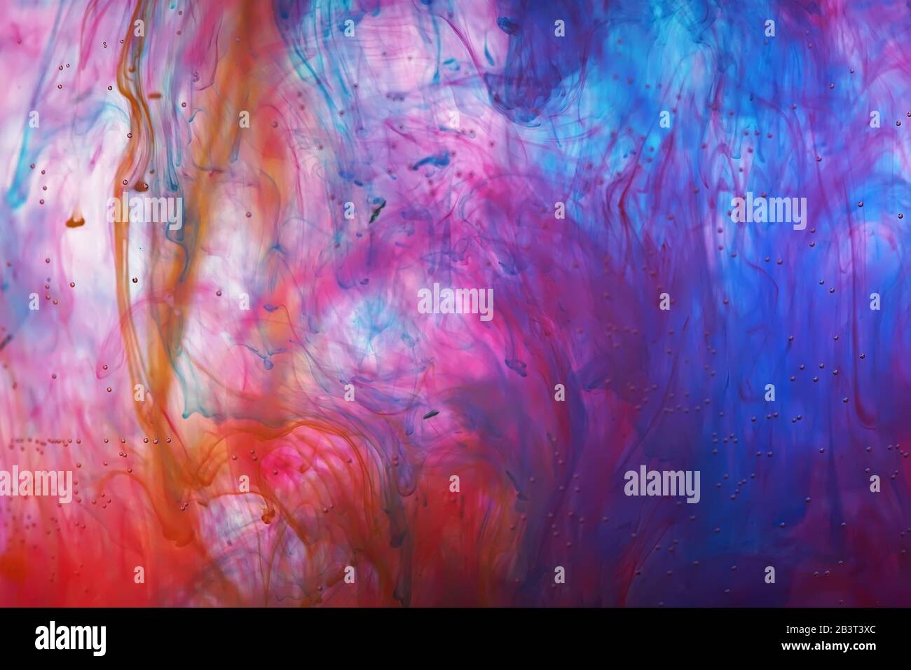 acrylic ink in water abstract texture Stock Photo - Alamy