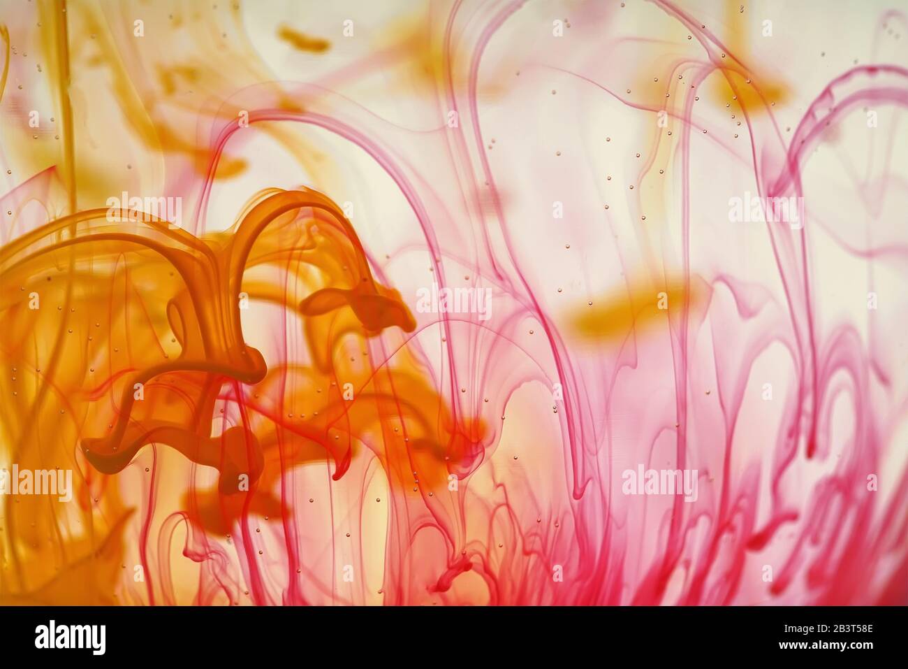 acrylic ink in water abstract texture Stock Photo - Alamy