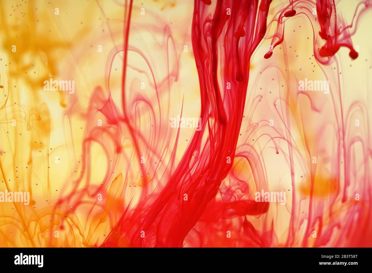 acrylic ink in water abstract texture Stock Photo - Alamy
