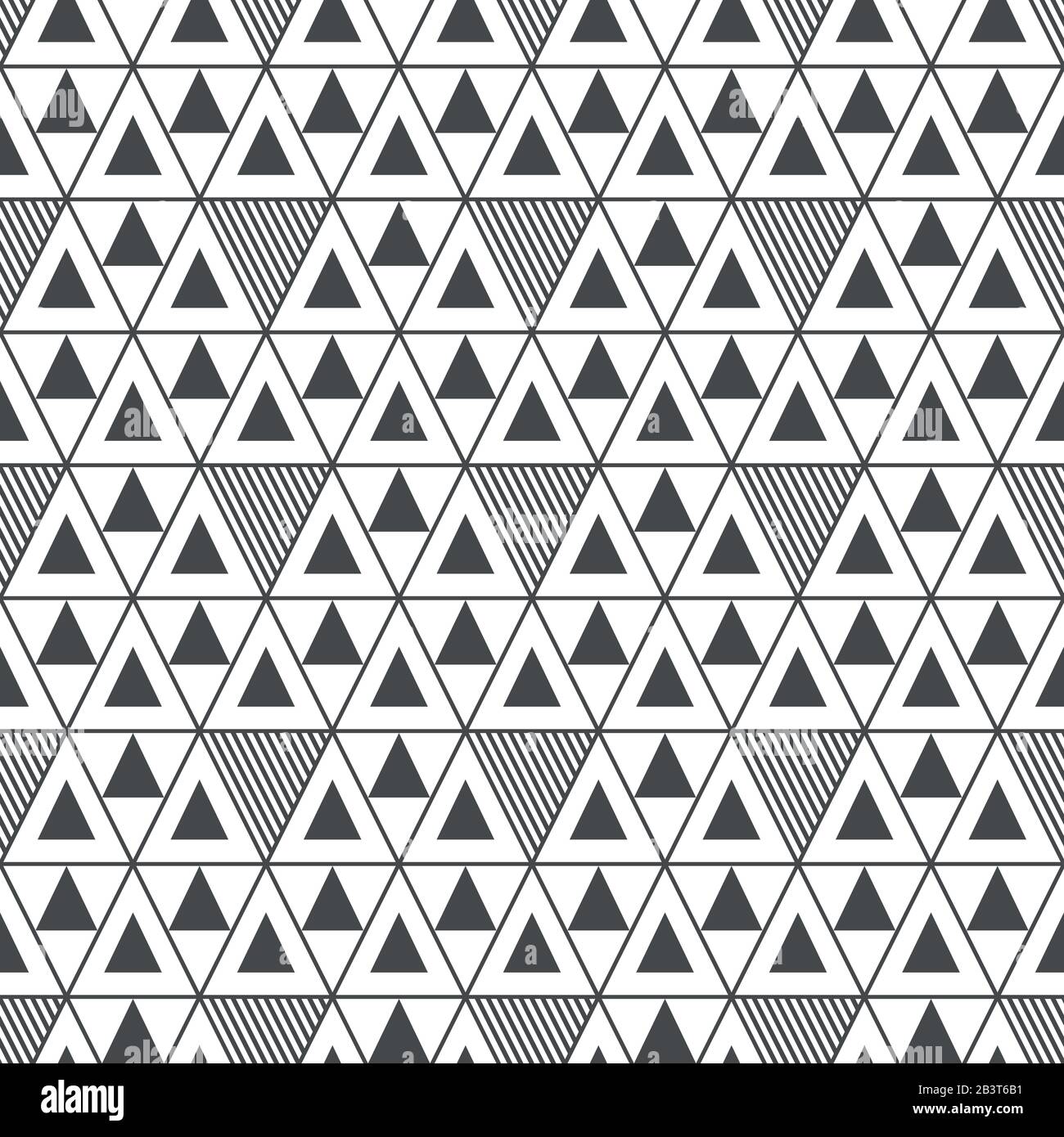 Vector seamless pattern. Modern stylish texture. Regularly repeating hexagonal linear grid with ...