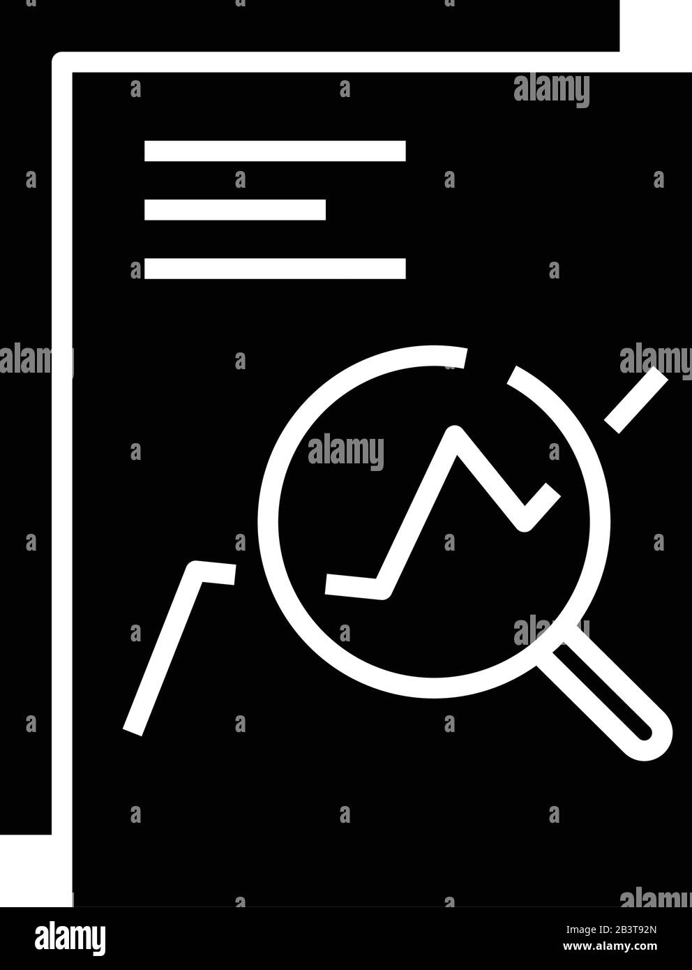 Swap chart black icon, concept illustration, vector flat symbol, glyph ...