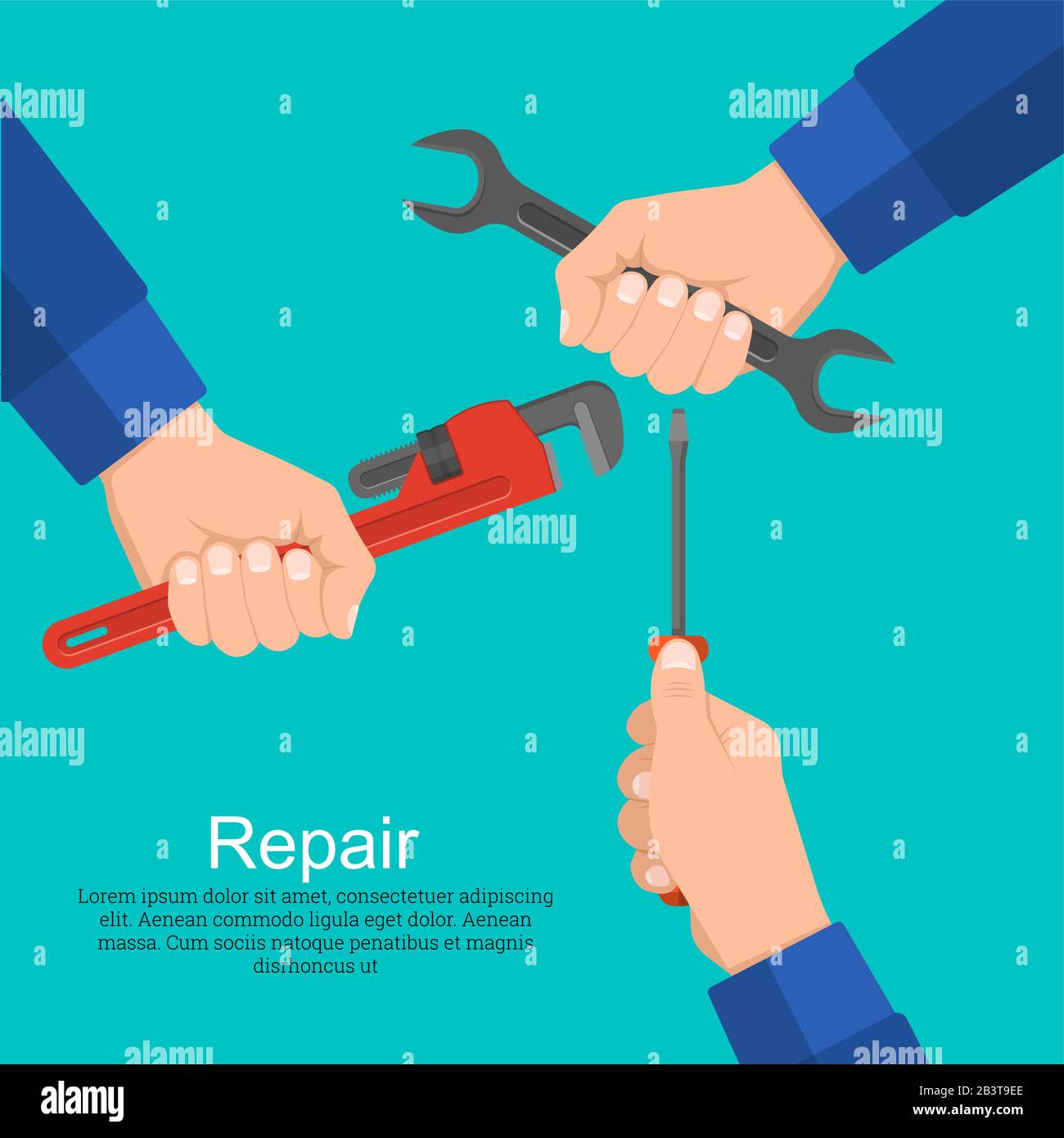 Spanner in works Stock Vector Images - Alamy