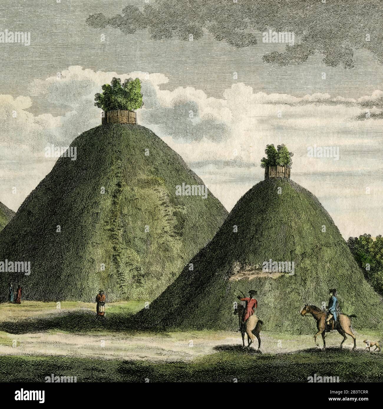 Roman tumuli cemeteries in england hi-res stock photography and images ...