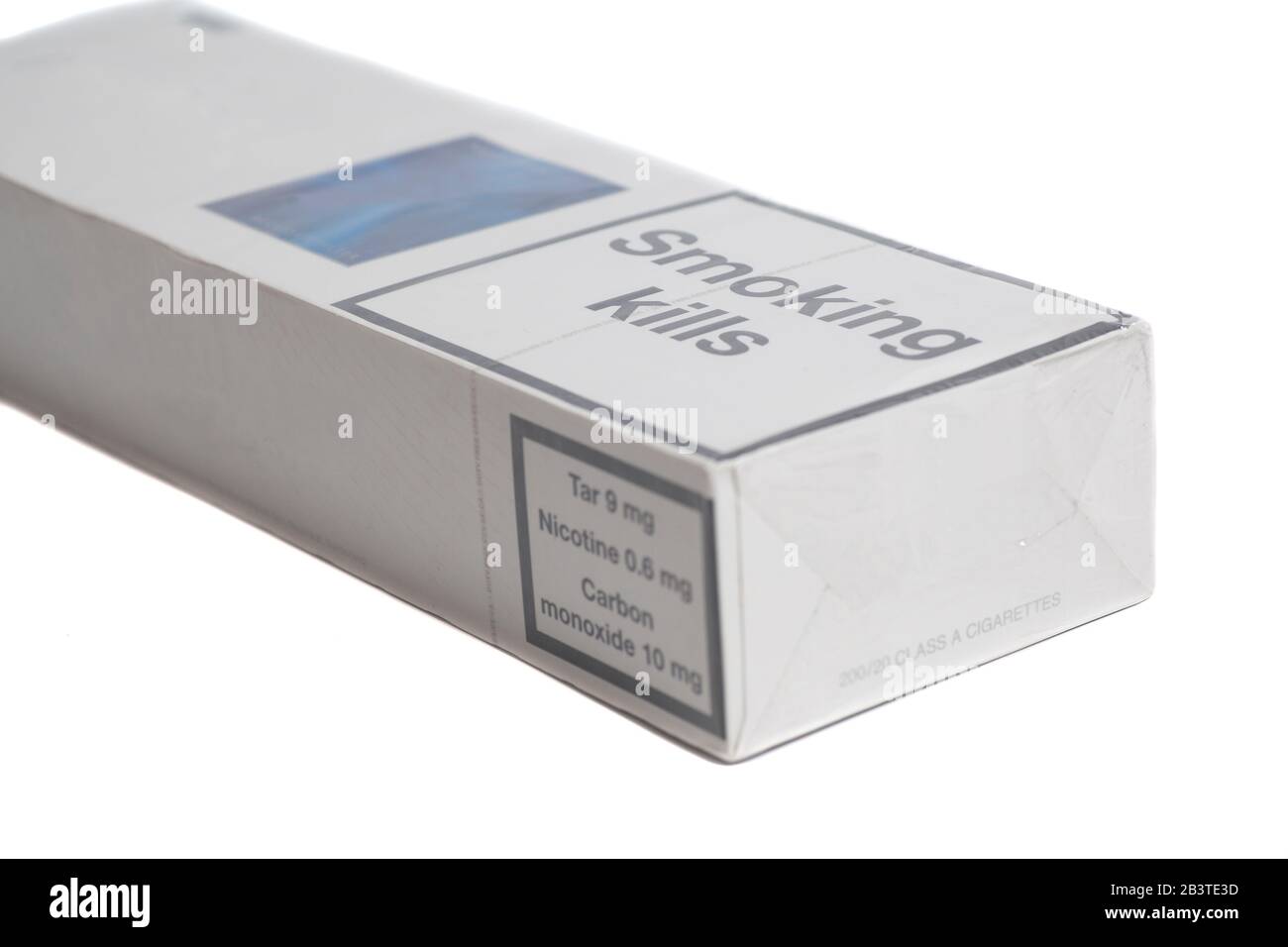 Carton of cigarettes, isolated on a white background Stock Photo - Alamy