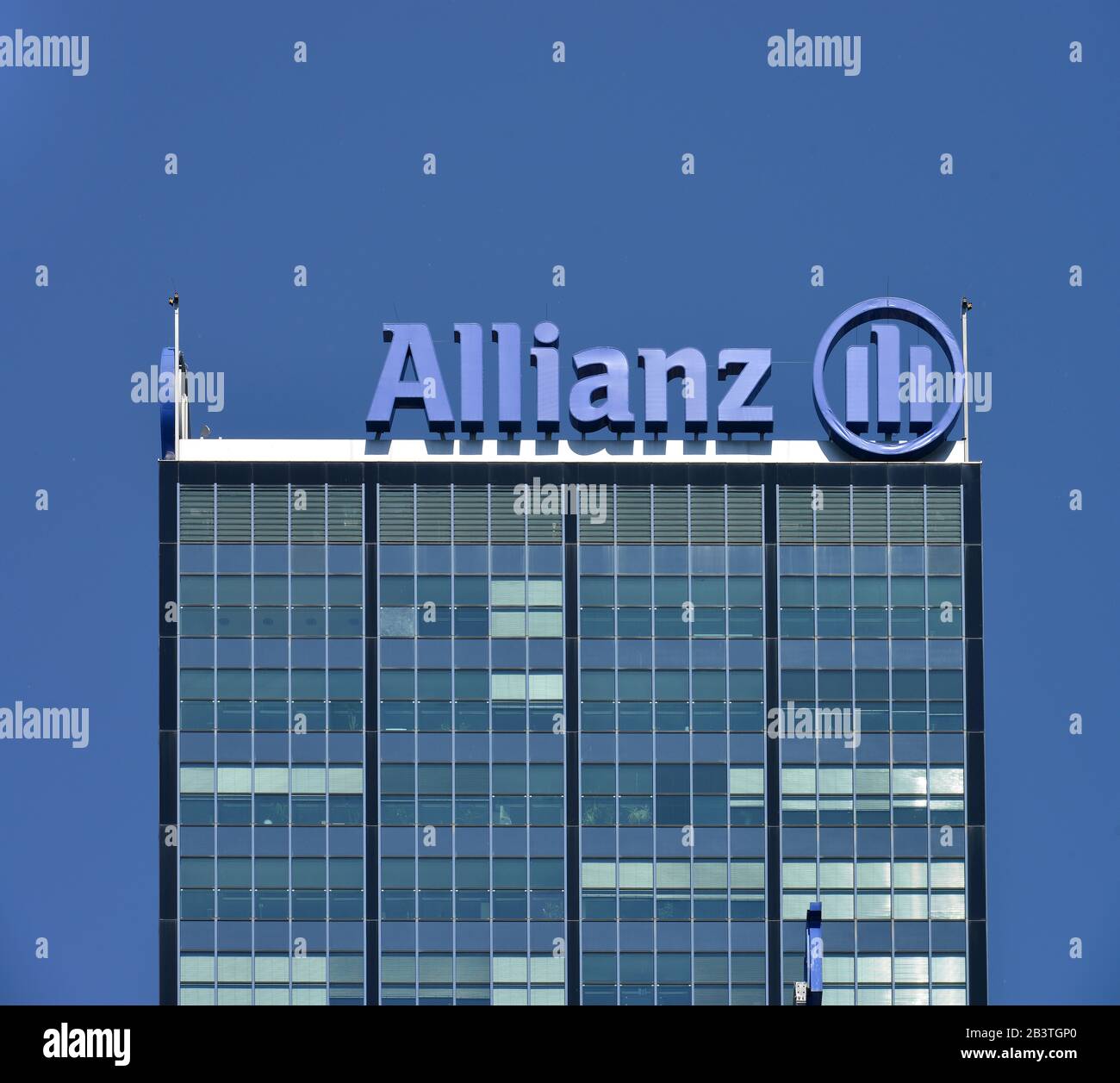 Hochhaus, Allianz, An den Treptowers, Treptow, Berlin, Deutschland ...