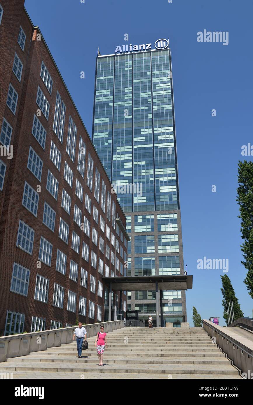Hochhaus, Allianz, An den Treptowers, Treptow, Berlin, Deutschland ...