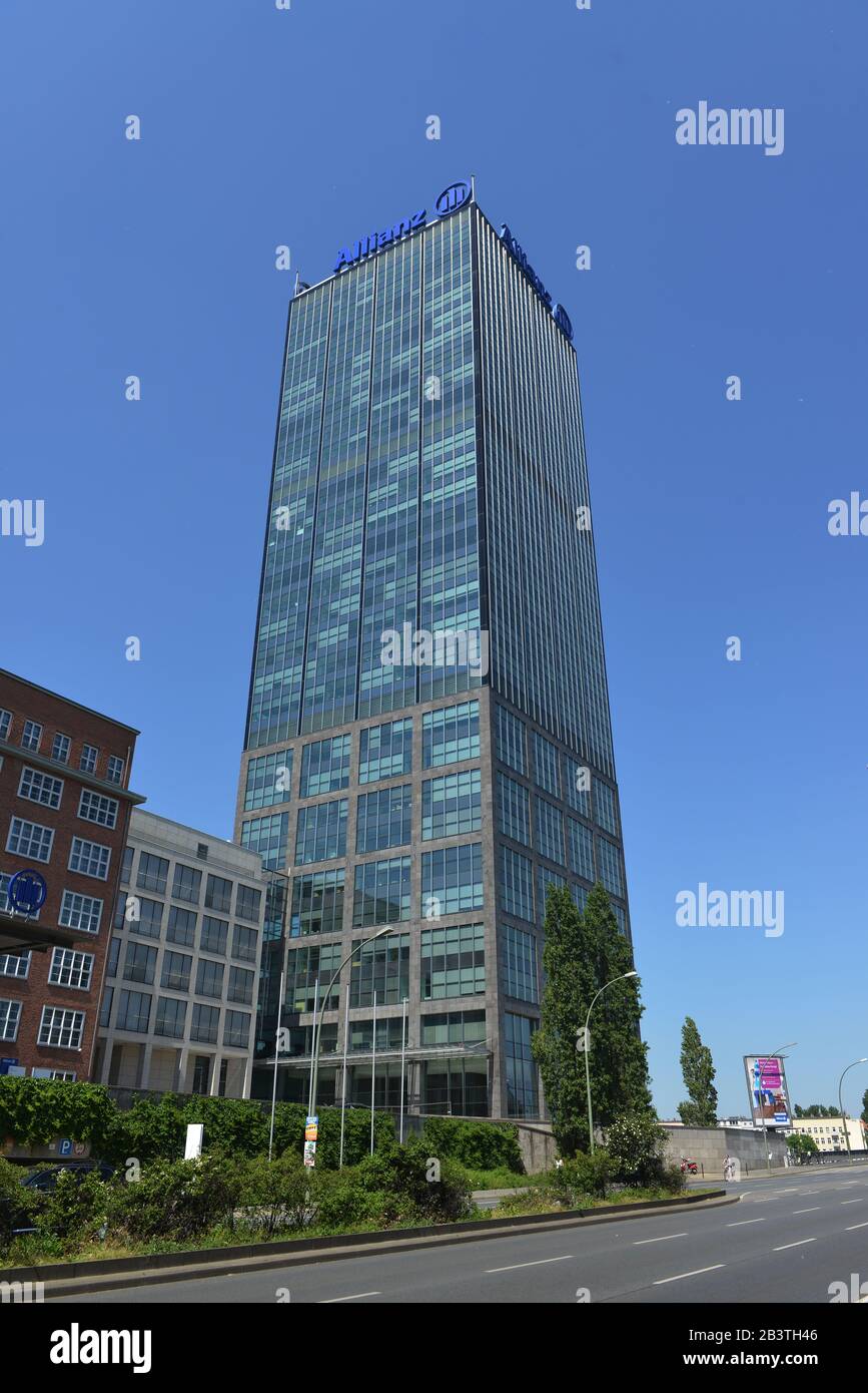 Hochhaus, Allianz, An den Treptowers, Treptow, Berlin, Deutschland ...